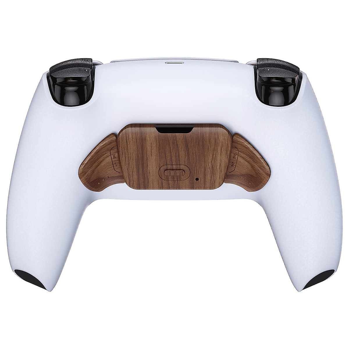 Wood Grain Replacement Redesigned K1 K2 Back Button Housing Shell for PS5 Controller eXtremerate Rise Remap Kit - Controller & Rise Remap Board NOT Included