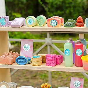 600 Pieces Thank You Roll Stickers Blue Watercolor Thank You Adhesive Stickers Business 1.5 Inch Thank You Envelope Sealing Stickers for Business Bridal Baby Shower Wedding, 8 Designs