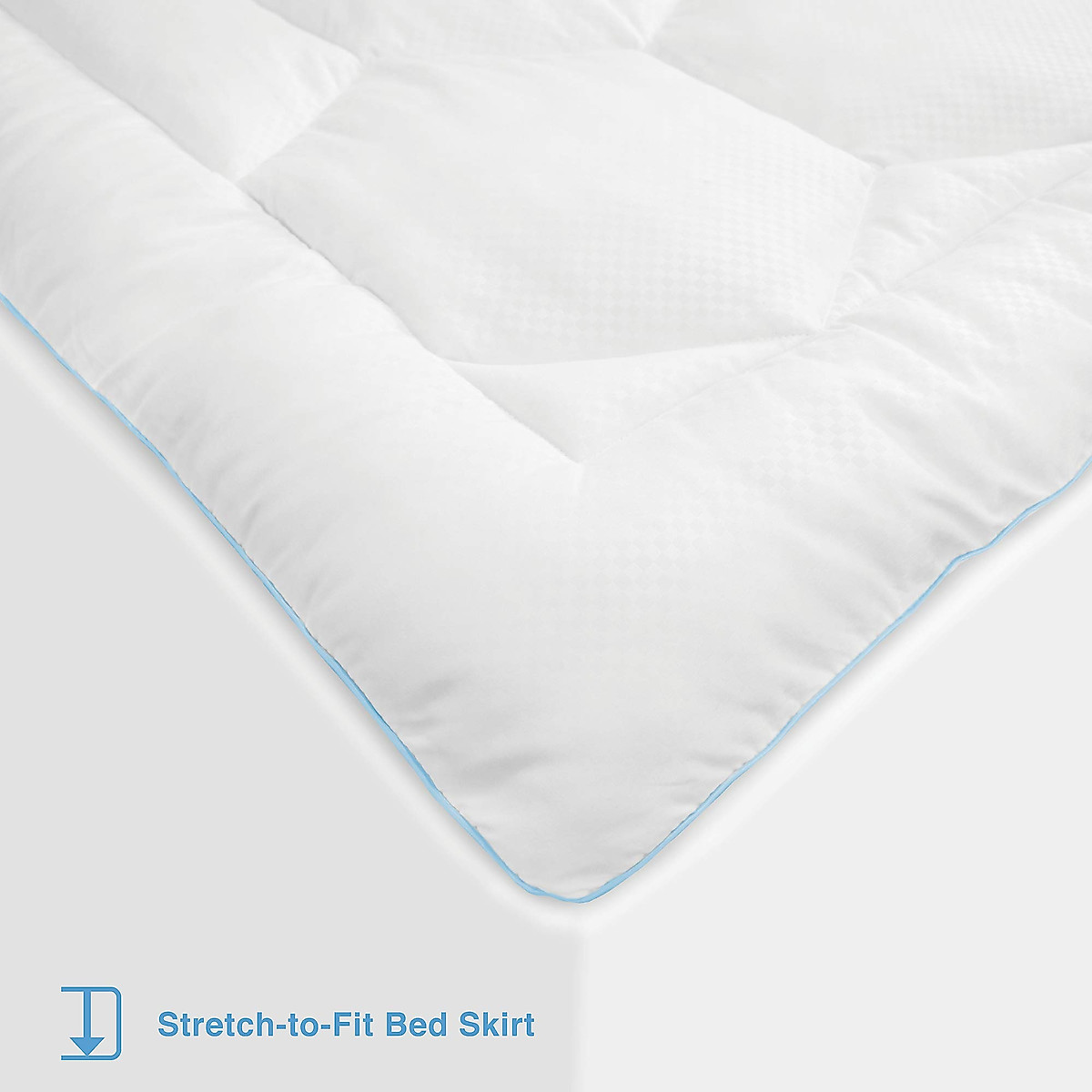 SensorPEDIC CoolFusion Mattress pad, Full, White