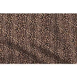 Spoonflower Fabric - Cheetah Leopard Brown Tan Printed on Petal Signature Cotton Fabric Fat Quarter - Sewing Quilting Apparel Crafts Decor