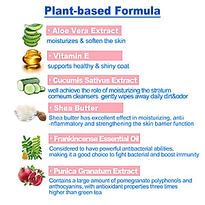 DR.EASY Super Caring Pet Wipes 100ct for Dogs and Cats, Cleans Ears, Face, Butt, Body and Eye Area – Convenient, Ideal for Home or Travel