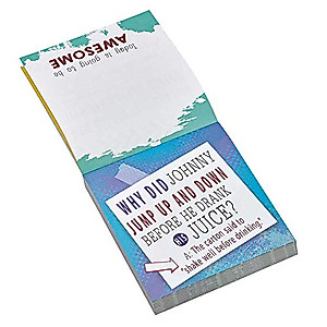 101 Tear-Off Lunchbox Notes with Laugh-Out-Loud Jokes for Kids, Funny Inspirational Encouragement for Kids, Space to Write Personal Message