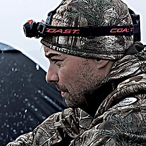 COAST® HL27 360 Lumen PURE BEAM® LED Headlamp with TWIST FOCUS™ and Variable Light Control Wheel