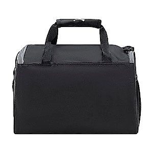 PUMA unisex child Evercat Transformation Sports Duffel Bags, Black/Silver, One Size US