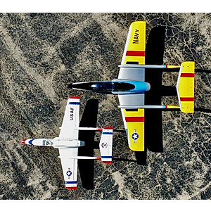 BoomerangRCJets Super Elan (Fly Navy) - RC Planes for Adults, Gorgeous and Durable Remote Control Plane/Jet/Toy for Adults, Required RC Transmitter and Receiver to Fly (HELIDIRECT)