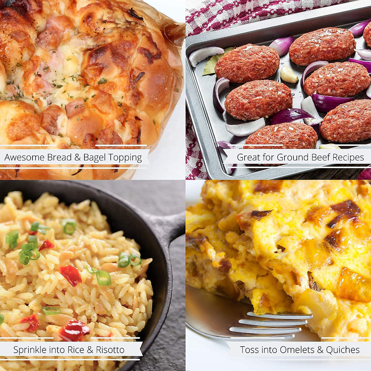 Gourmet Dried Chopped Onion by It’s Delish, 5 LBS Bulk - Premium, No Preservatives, All Natural Dehydrated Onions Flakes, Certified Kosher