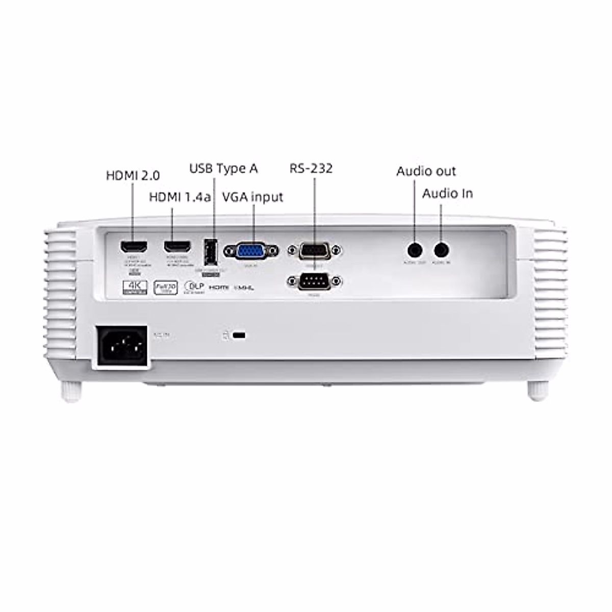 DINOY EH412ST Short Throw Projector with 1080P 3D Bright Hollywood Quality