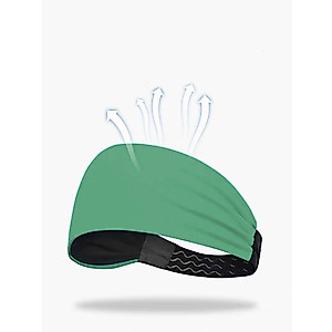 Women's Workout Headband Non Slip Lightweight Headbands Headscarf for Yoga Running Sports Travel Athletic Fitness Elastic Wicking Fits-C003