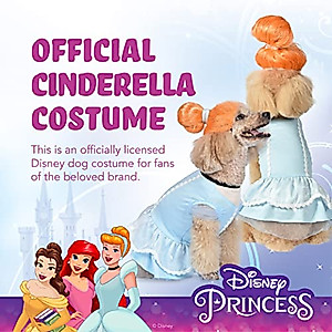Disney for Pets Halloween Disney Princess Cinderella Costume - Extra Large - | Disney Princess Halloween Costumes for Dogs, Officially Licensed Disney Dog Halloween Costume, Blue (FF22923)