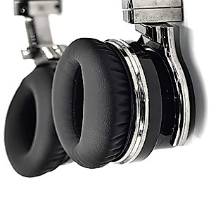 YunYiYi Replacement Earpads Memory Foam Compatible with Silensys E7 Cowin E7 Active Noise Cancelling Headphones Parts Ear Cushions (Black)