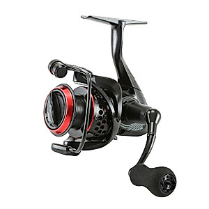okuma Ceymar Lightweight Spinning Reel- C-30, Black/Red