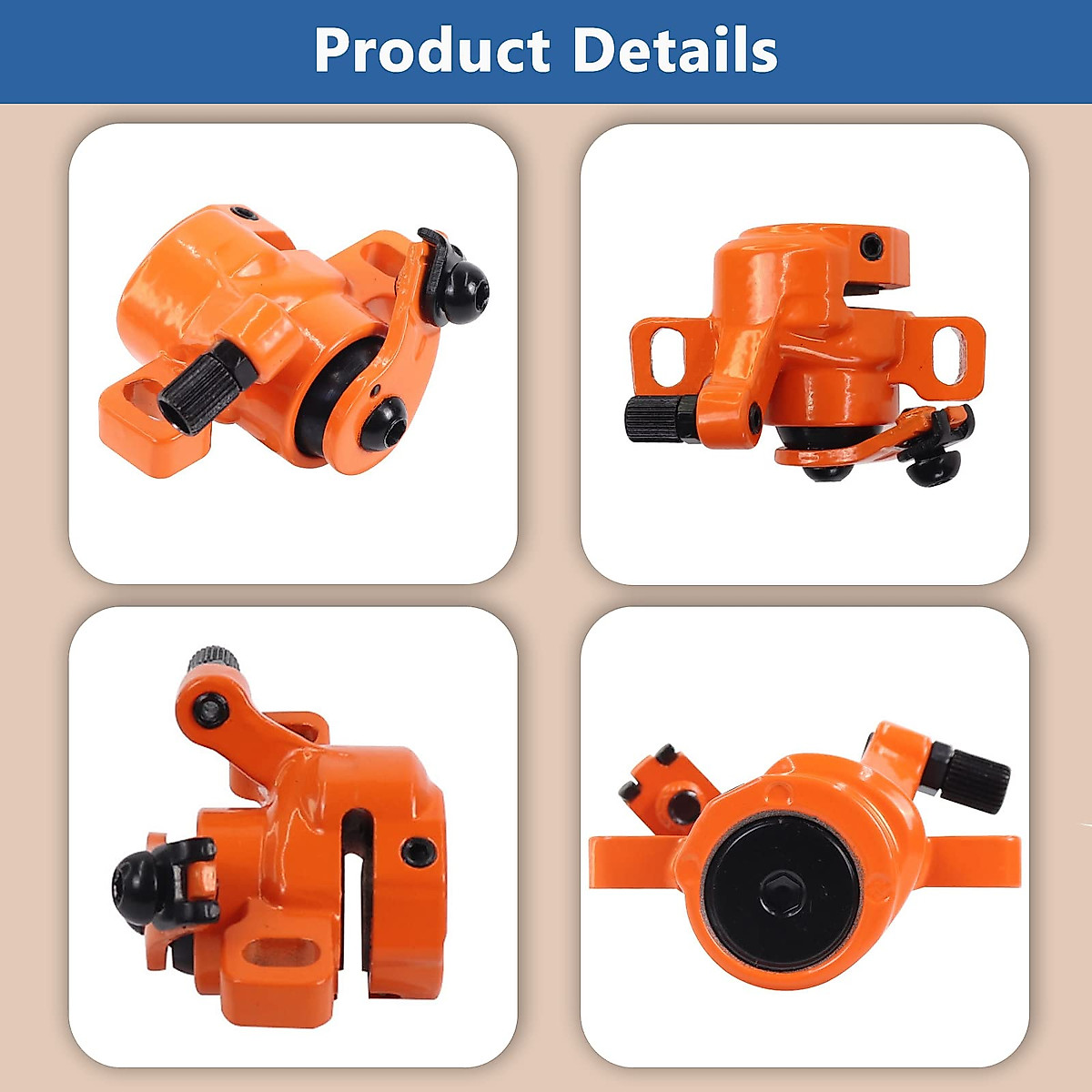 RidTianTek Rear Brake Caliper for Segway Ninebot F20 F25 F30 F40 Electric Scooter Disc Brake Replacement Kisckscooter Accessories