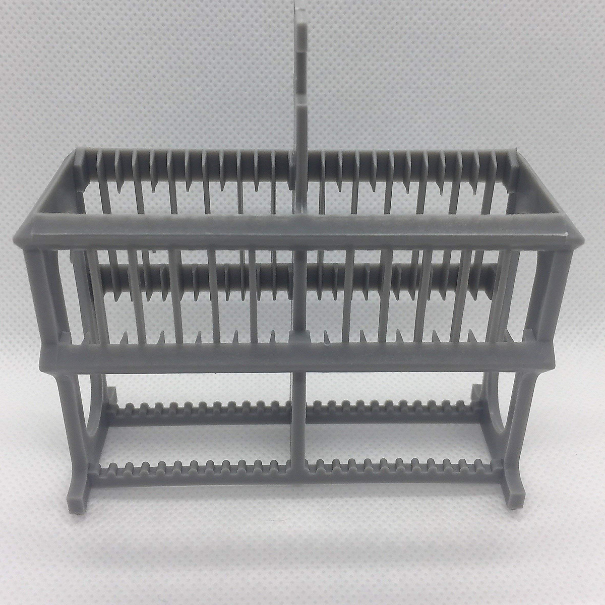 Optimal Scientific Staining Rack Microscope Slide Holder 24 Place Chemical Resistant Plastic (1 Rack)