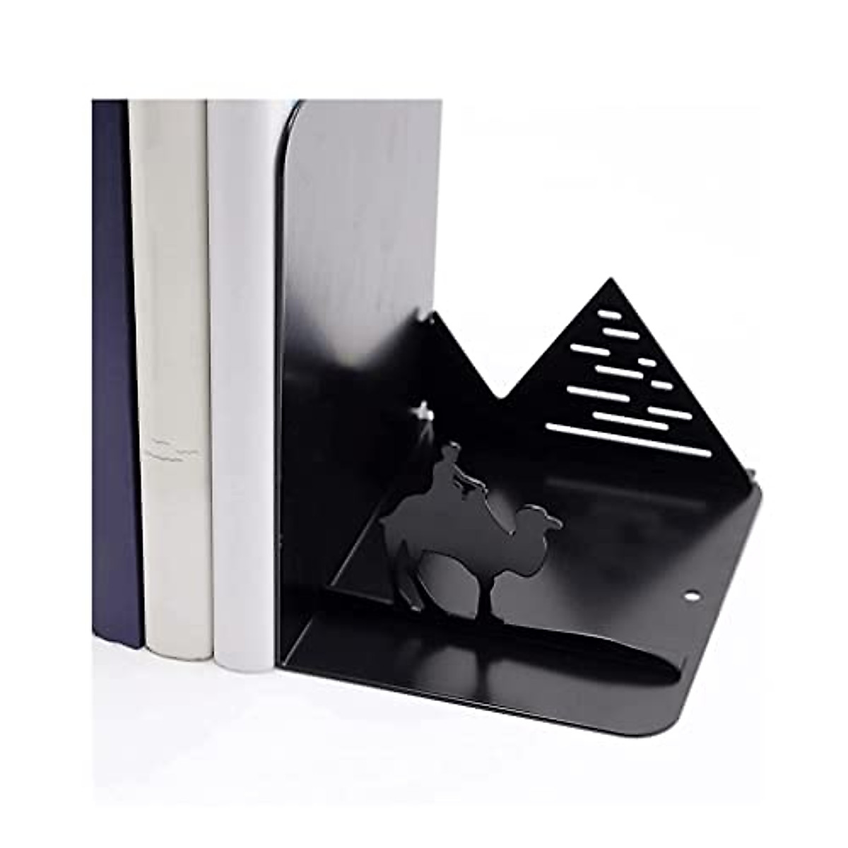 Bookends Shelves Bookends Decorative Book Ends Heavy Duty Book end Bookshelf Decor for Bedroom Library Office School Book Desktop for Heavy Books