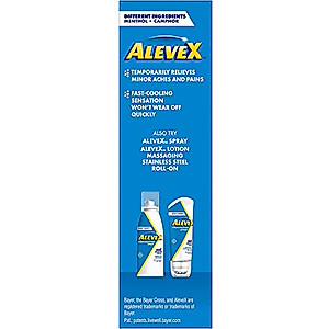 AleveX Topical Pain Relief Lotion with Rollerball Applicator - Long Lasting Arthritis and Muscle Pain Relief, 2.5 oz