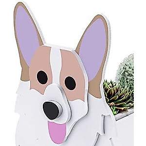 AKWFUNZ Plant Pot Garden Decoration Wooden Cute Animal Shape Design Storage Multifunction Decorations