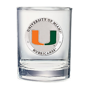 Heritage Pewter Miami Double Old Fashion | Double Rocks Glass 14 OZ for Liquor | Expertly Crafted Pewter Glass