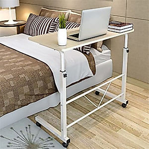 LHLLHL Height Adjustable Computer Game Desk for Bedroom Laptop Desks Movable Lifting Study Table Wooden Tables Home Furniture (Color : D, Size : 24''X16)