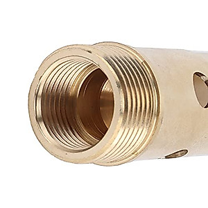 Brass Bubbling Fountain Nozzle, G1/2 Female Thread G3/4 Male Thread Spray Head Pond Sprinkler for Garden Pond Amusement Parks Library