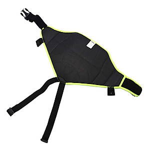 Alomejor Kids Padded Hip 3D Padded Hip Protective Shorts Protective Butt Pad Anti Fall Pants Hip Pad for Skateboard Ski Skate Snowboard Black