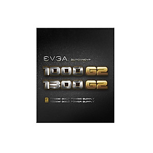 EVGA SuperNOVA 1300 G2 80+ GOLD, 1300W Fully Modular NVIDIA SLI and Crossfire Ready 10 Year Warranty Power Supply 120-G2-1300-XR