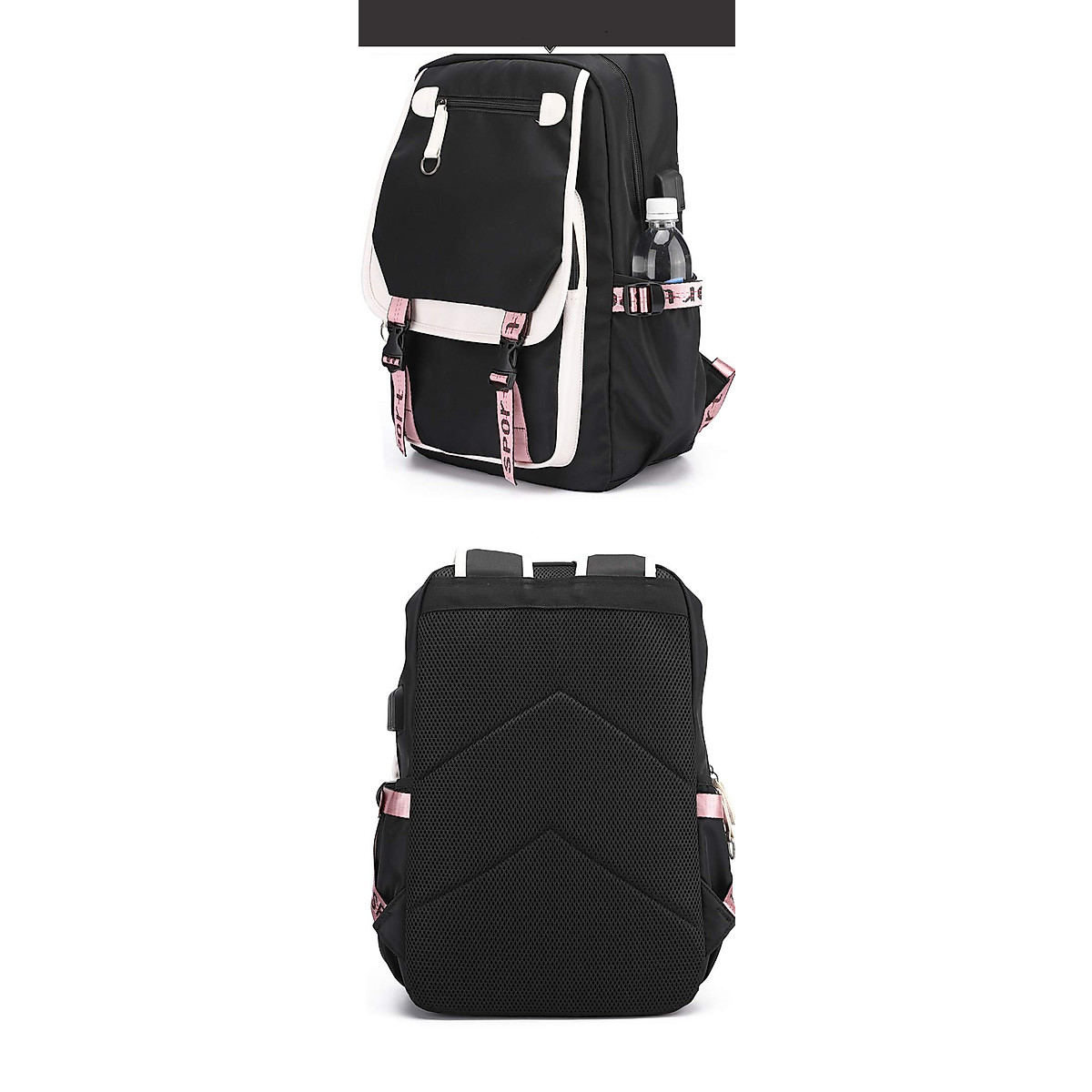 COSABZ Anime Cross my body Himiko Toga Backpack Nylon School Bags Laptop Bag Shoulder Bag Travel Bag Girls (2,)