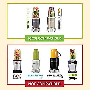 Blender Cup and Blade Replacement, 32 Oz Cups and Extractor Blade for Nutribullet Blender 600W/ 900W Models for NutriBullet Blender Blade Replacement Parts