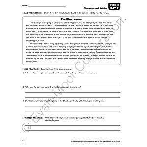 Evan-Moor Daily Reading Comprehension, Grade 6 - Homeschooling & Classroom Resource Workbook, Reproducible Worksheets, Teaching Edition, Fiction and Nonfiction, Lesson Plans, Test Prep