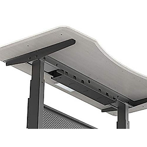 Monoprice Cable Tray Organizer - Black | Under Desk Cord Management, Ideal for Work Computer Tables, Home and Office Sit-Stand Desks - Workstream Collection