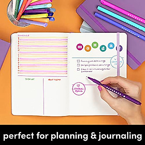 PAPERAGE Recycled Dotted Journal Notebook, (Kraft Natural Brown), 160 Pages, Medium 5.7 inches x 8 inches - 100 gsm Thick Paper, Hardcover