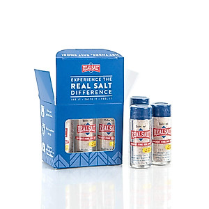 Redmond Real Sea Salt - Natural Unrefined Gluten Free Fine, 0.21 Ounce Pocket Shaker (6 Pack)