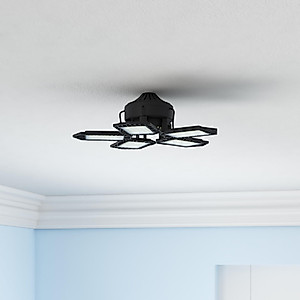 LED Garage Light, 150W 15000 Lumens Daylight LED Light Bulbs, Deformable Garage Ceiling Lights with Five Adjustable Panels, E26/E27 Base LED Shop Light Bulb for Workshop Basement and Warehouse