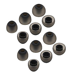 Earbuds Tips Ear Tips Replacement for JaybirdX3 Wireless Headphones, BLUEWALL Ear Cushion Ear Tips for Jbird X3, Durable Soft Gel Comfortable in Ear Design for X3, 6 Pair (L/M/S)