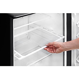 Danby DAR044A4BSLDD-6 4.4 Cu.Ft. Mini Fridge, Compact All Refrigerator for Bedroom, Living Room, Bar, Dorm, Kitchen-in Stainless Steel Look, Stainless