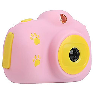 Amonida Children Camera Toy Cartoon Digital Dv Comfortable And Gentle Grip For Supporting A Variety Of Games Children, Good Gifts(Pink)
