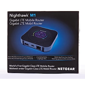 Netgear Nighthawk MR1100 4G LTE Mobile Hotspot Router (AT&T GSM Unlocked)(Steel Gray)