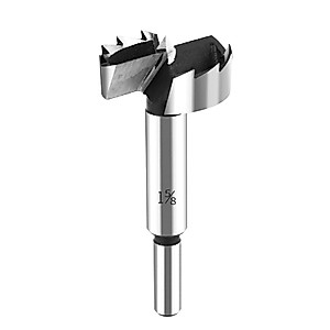 HPHOPE 1-5/8 Inch Forstner Bit, 1-5/8" Forstner Drill Bit for Wood, Drill Bits Round Shank