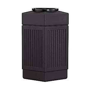 Safco Canmeleon Garbage Can for Indoor and Outdoor Use, Durable & Weather-Resistant Trash Receptacle, 30 Gallons