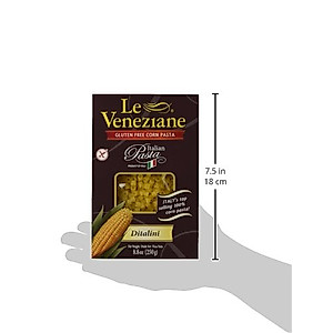 Le Veneziane Italian Gluten Free Corn Pasta Ditalini 250