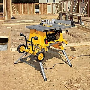 DEWALT Table Saw Stand, Rolling Stand, Collapsible and Portable, Lightweight and Compact (DW7440RS)