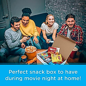 Snack Box Variety Pack Care Package (60 Count) Kids, Teens, Adults, Men, Women, College Student, Christmas Gift Basket Snackbox, Office Sampler, Stocking Stuffers, Candy Food Cookies Chips Arrangement, Sweet Gifting