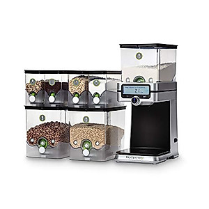 PantryChic SmartCanister, LARGE, Stores, Measures & Dispenses Dry Ingredients - PantryChic Smart Storage System SOLD SEPARATELY - BPA-Free Airtight Canisters Ideal for Flour, Sugar, Rice & Coffee