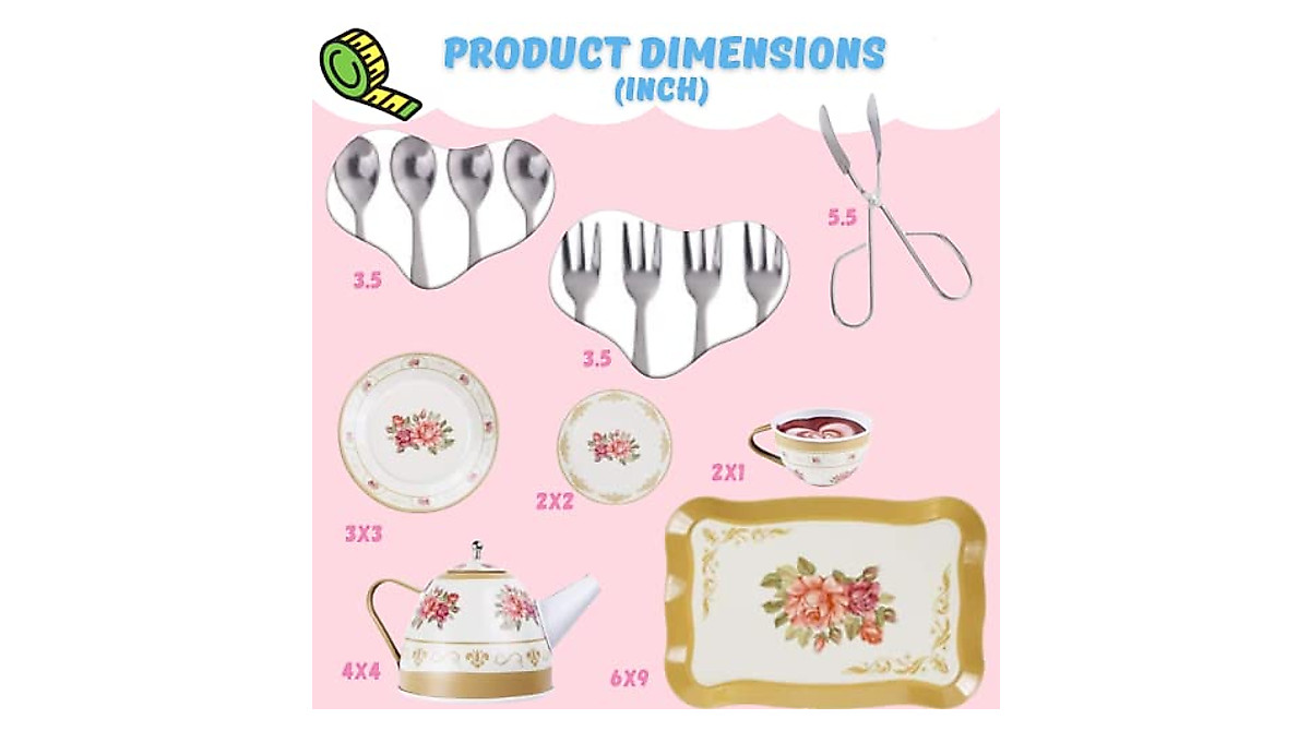 Enchanting Tea Set for Girls - Perfect for Tea Parties