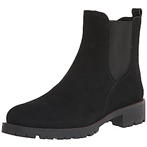 Sam Edelman Women's Jazmine Chelsea Boot, Black Suede, 9
