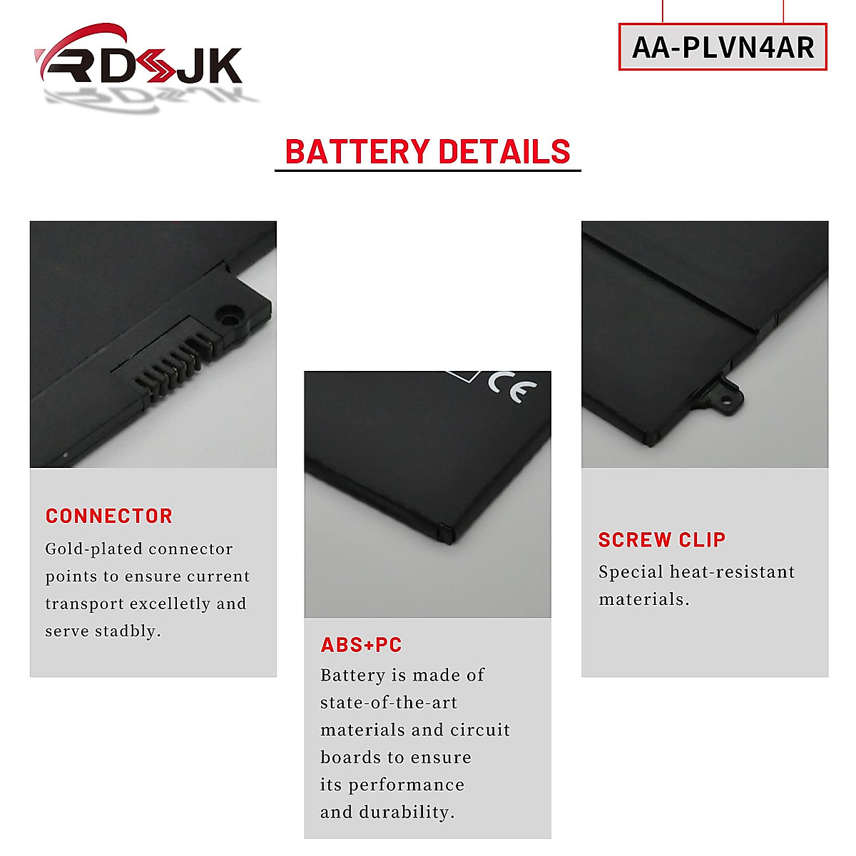 AA-PLVN4AR Laptop Battery for Samsung ATIV Book 9 Plus 940X3G NP940X3G NP940X3G-K01US K01AU NP940X3G-K02US NP940X3G-K03US NP940X3G-K04US K05US K03HK NT940X3G NP910S5J NT910S5J-K59W Series 7.6V 55Wh