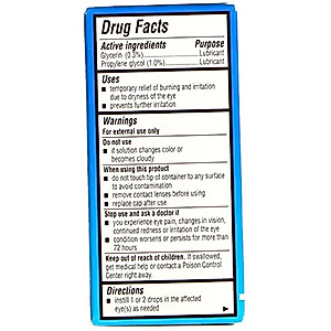 Bausch & Lomb Advanced Eye Relief Rejuvenation Lubricant Eye Drops 0.50 oz