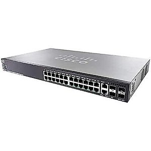 Cisco SG550X-24 24-Port Gigabit Stackable Managed Switch (SG550X-24-K9-NA)