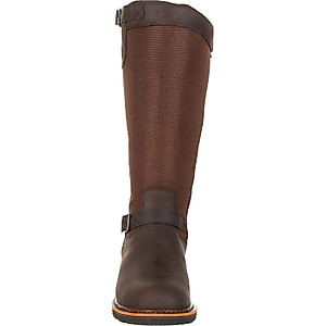 ROCKY Mens Great Falls Snake 16 Inch Waterproof Pull On Casual Boots Over the Knee - Brown - Size 9 2E