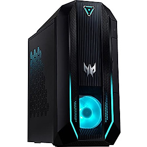 acer Predator PO3-630 Gaming Desktop PC (Intel i7-11700 8-Core 2.50GHz, 16GB RAM, 1TB PCIe SSD + 1TB HDD (3.5), GeForce RTX 3070 8GB, WiFi 6, BT 5.1, Backlit KB, RJ-45, Win11Home) w/Dockztorm Dock