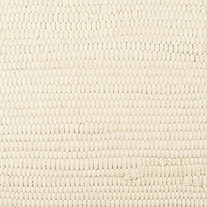 DII Handmade Chindi Tabletop, Reversible and Machine Washable, Table Runner, 14x72, Natural